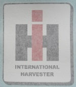 IH Logo Decals with International Harvester, Shaded Border – Binder Books