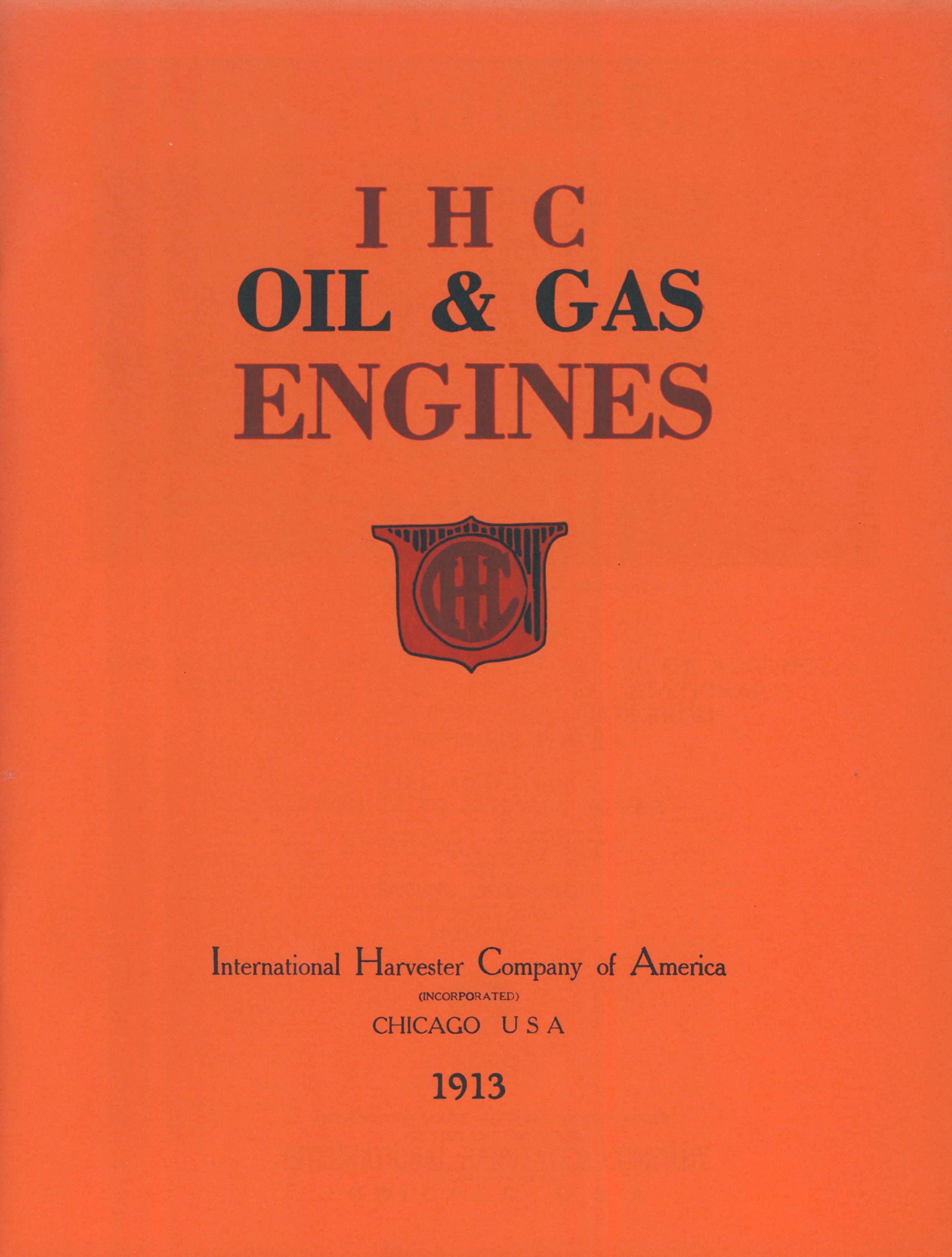 Catalog of 1913 IHC Oil and Gas Engines – Binder Books
