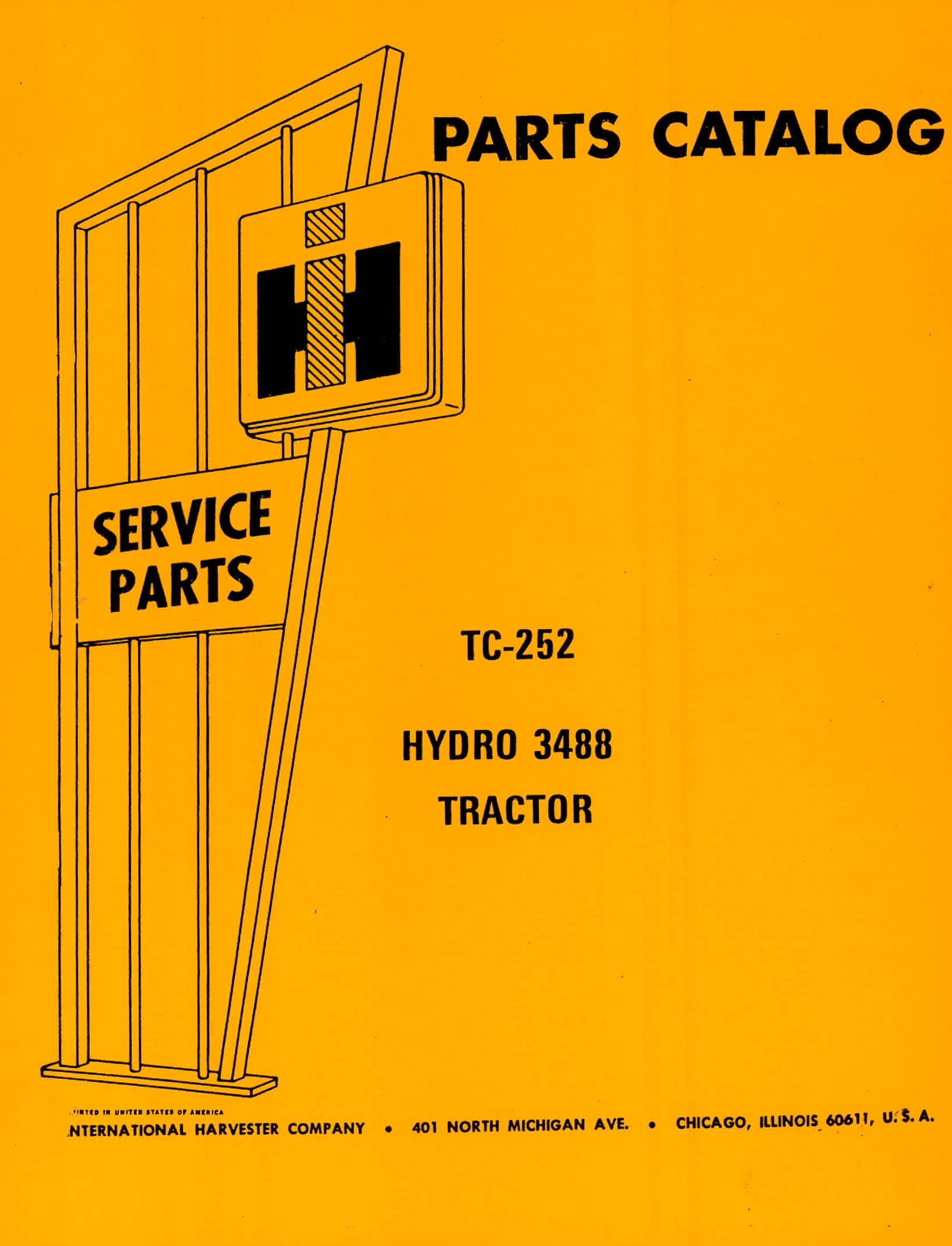 Parts Catalog for International Hydro 3488 Tractor Chassis – Binder Books