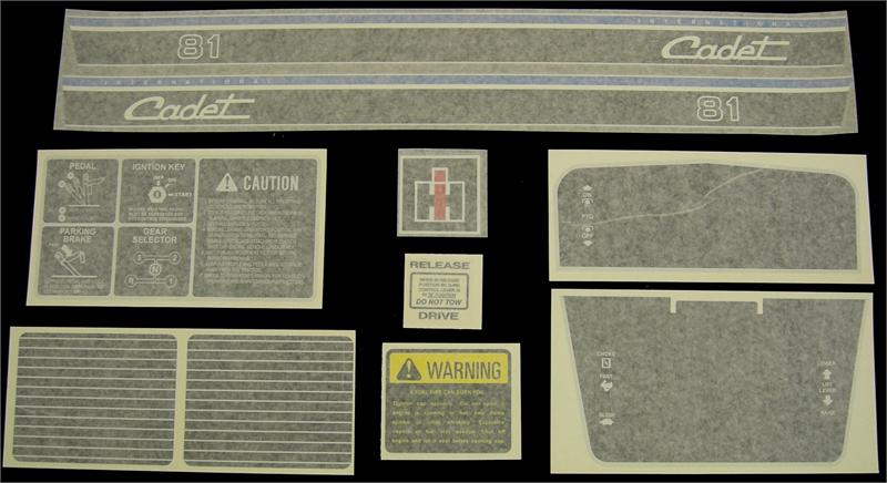 Cub Cadet 81 Restoration Decal Set – Binder Books