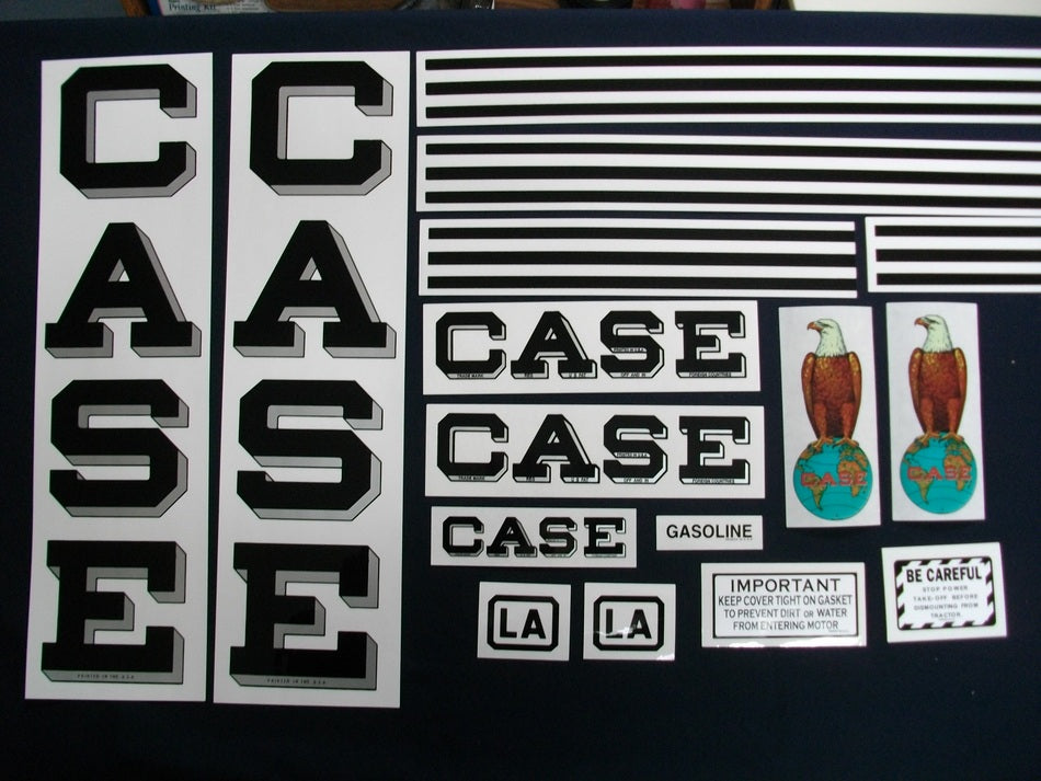 Case Tractor Model LA Restoration Decal Set – Binder Books